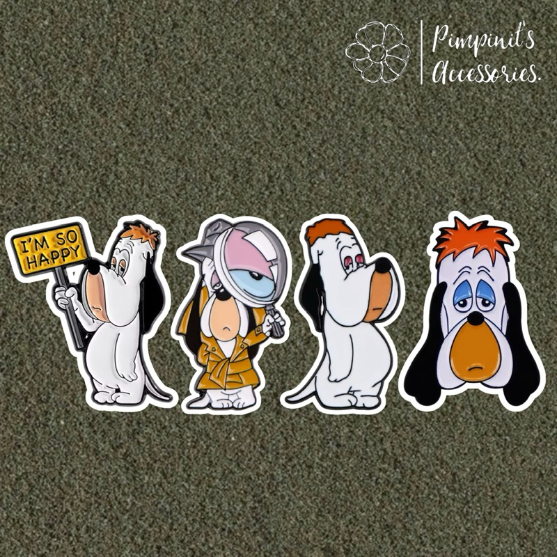 ร้านในไทยพร้อมส่ง : เข็มกลัดลายการ์ตูนหมาหน้าง่วง ดรูปปี้ ด็อก | DROOPY ...