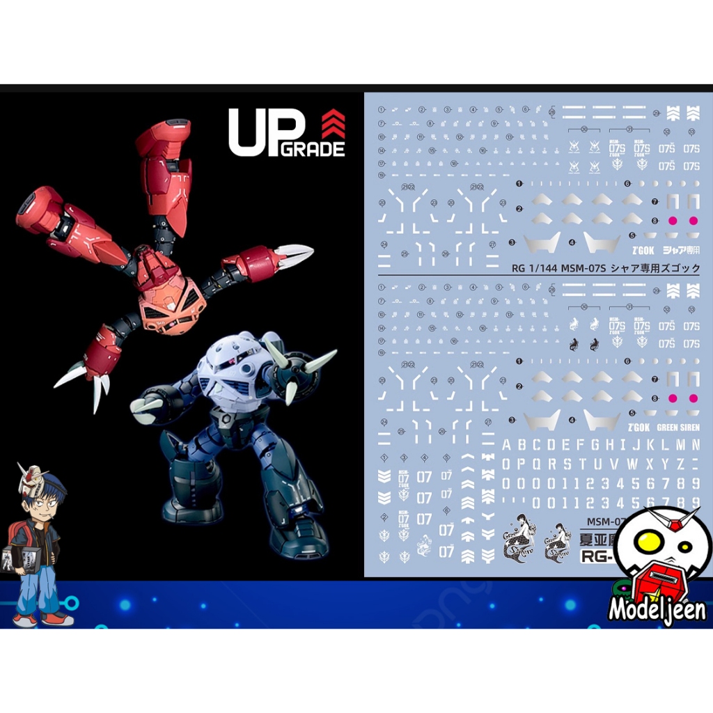 154 Water Decal RG1/144 Z-Gok ยี่ห่อ S.I.M.P. Model Decal | Shopee Thailand