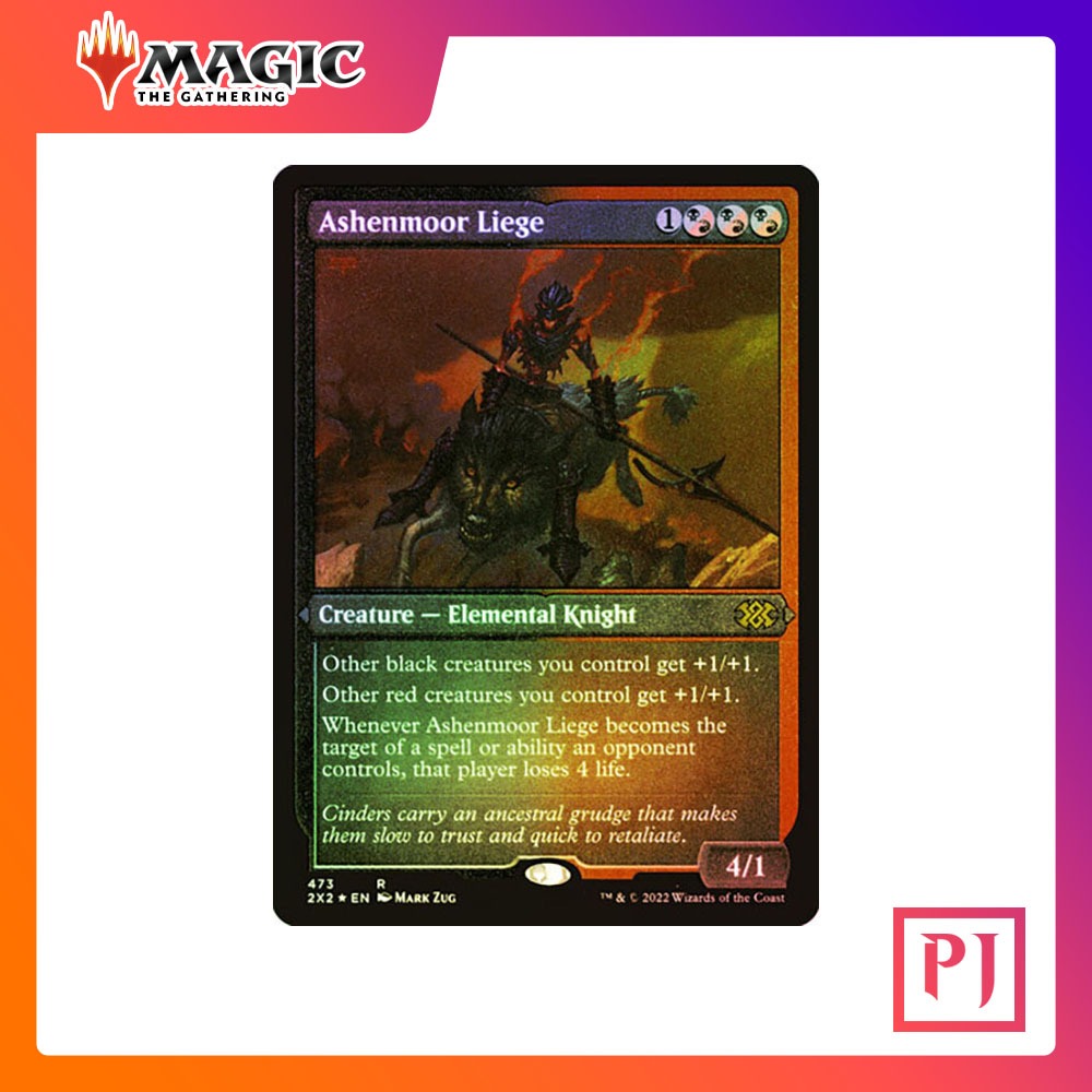 [MTG] Ashenmoor Liege (Foil Etched) [DMU] [MULTI] [RARE] [FOIL] [ENG ...