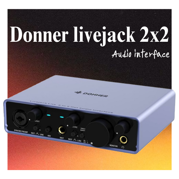 (มือสอง สภาพใหม่) ส่งฟรี Donner Livejack Lite USB Audio Interface ...
