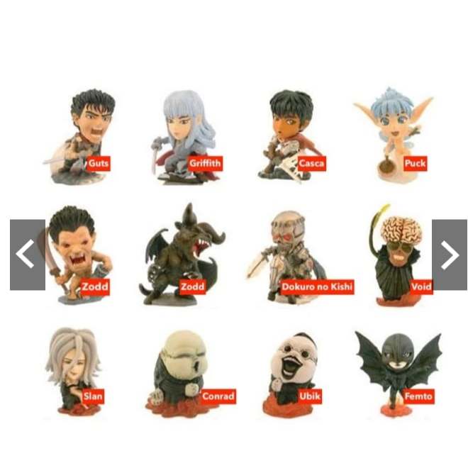 Berserk Figure Collection Mini Big Head (มือ2) | Shopee Thailand