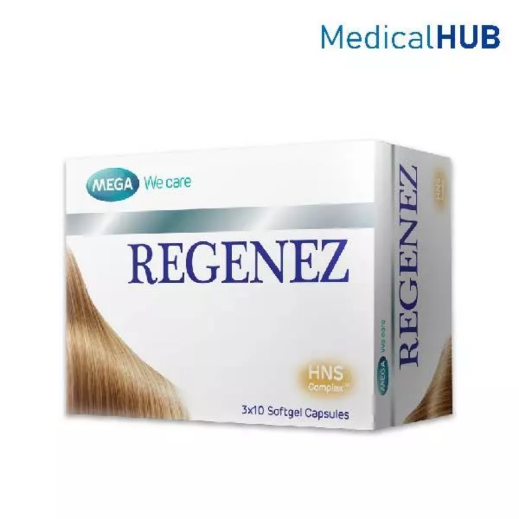 Mega Regenez บำรุงเส้นผมและเล็บ 30 แคปซูล 15015 | Shopee Thailand