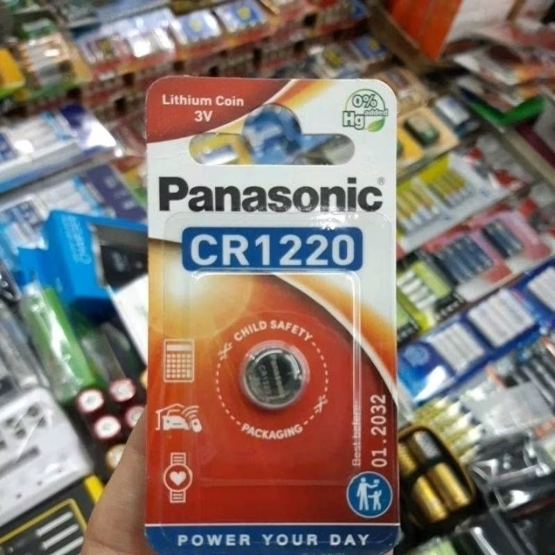 (แพคเกจ EU) ถ่าน Panasonic CR1220 Lithium 3V แพคเดี่ยว จำนวน 1ก้อน ของใหม่ ของแท้ | Shopee Thailand