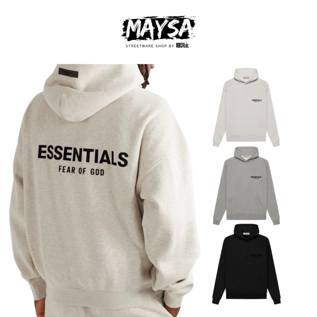 [สินค้าแท้100%] Essentials SS22 Hoodies ผ้านิ่ม ใส่สบาย สินค้าพร้อมส่ง | Shopee Thailand