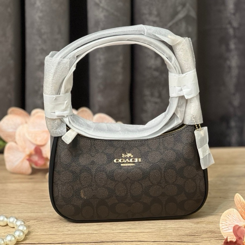🔥🔥New พร้อมส่ง NEW TERI SHOULDER BAG IN SIGNATURE CANVAS (COACH CV933 ...