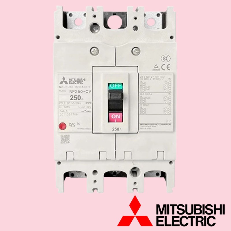 NF250CV 2P. 3P.เซอร์กิตเบรคเกอร์ 125A. 150A. 175A. 200A. 225A. 250A. ″MITSUBISHI″ | Shopee Thailand