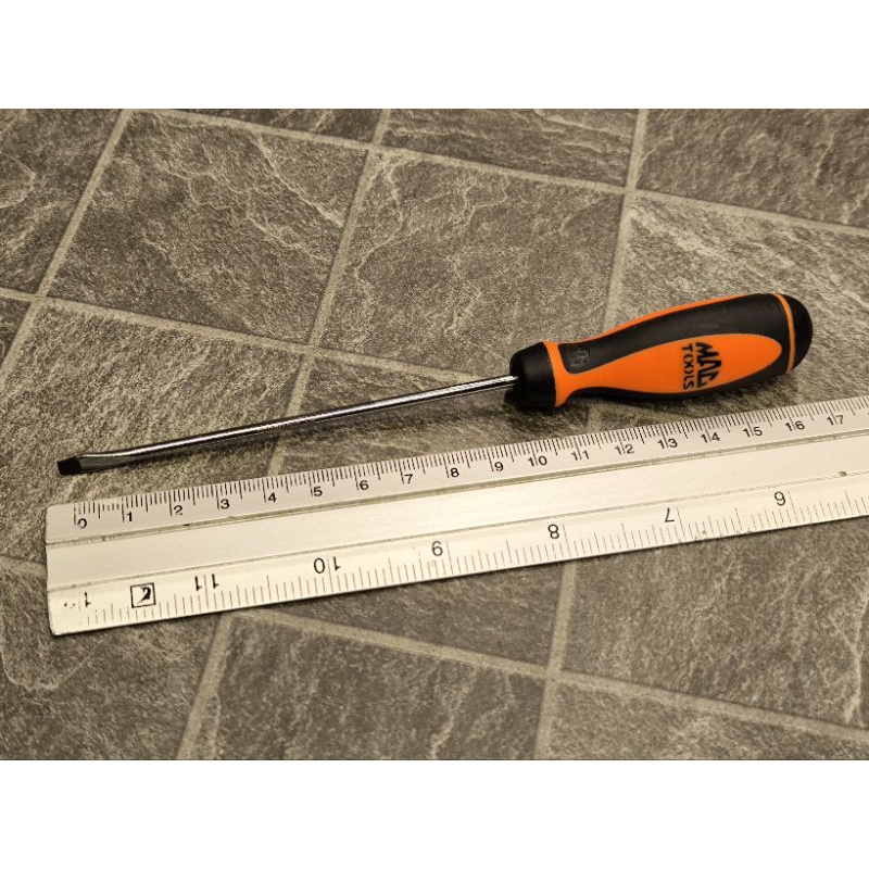 ไขควงแบน ยี่ห้อMAD Tools สีส้ม แบรนด์เดียวกับ Dewalt | Shopee Thailand