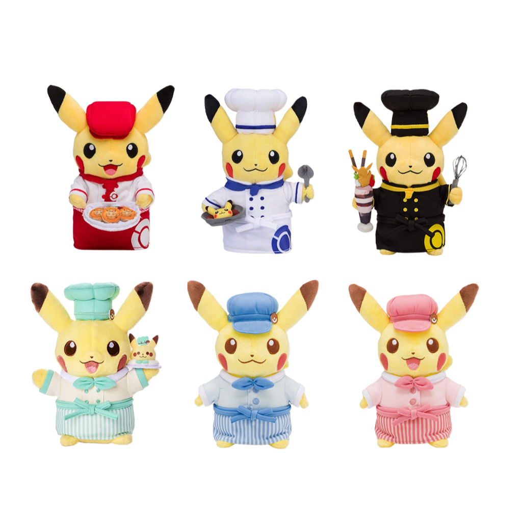 [Direct from Japan] Pokemon Plush doll Pikachu Pokémon Cafe Pikachu ...