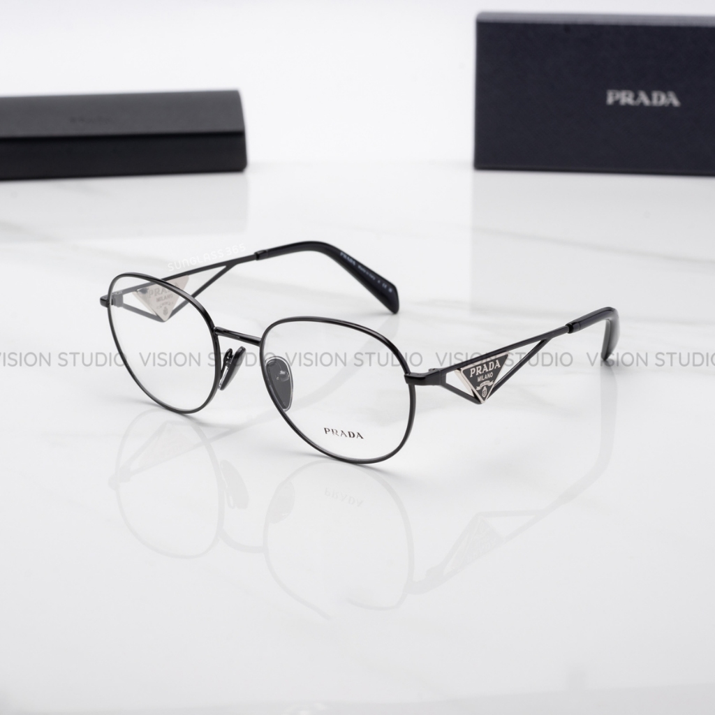 แว่นสายตา Prada รุ่น PRA50V สีดำ 1AB1O1 ใหม่ ของแท้100% รับประกัน 2 ปี ...