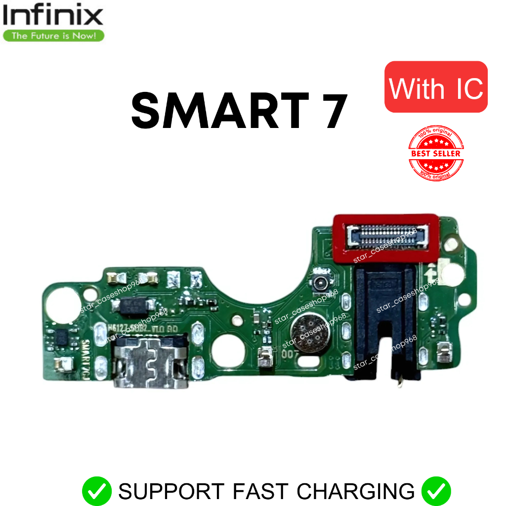 แพรตูดชาร์จ Infinix Smart7 ก้นชาร์จ อินฟินิกซ์ smart 7 บอร์ดชาร์จ ตูด ...