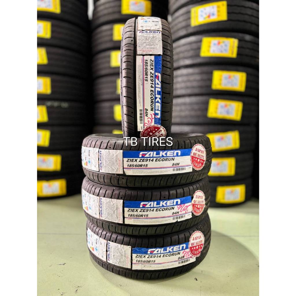 ยางรถยนต์ 185/60R15 ZIEX ZE914 ECORUN ยี่ห้อ FALKEN (ยางใหม่ค้างปี 2024) | Shopee Thailand