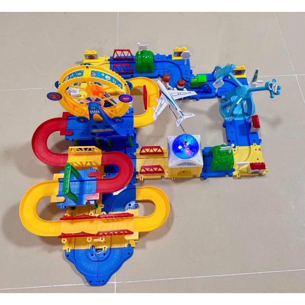 ชุดรถรางสำรวจสวนสนุก ชิงช้าสวรรค์ Explorer Fantasy Playland | Shopee ...