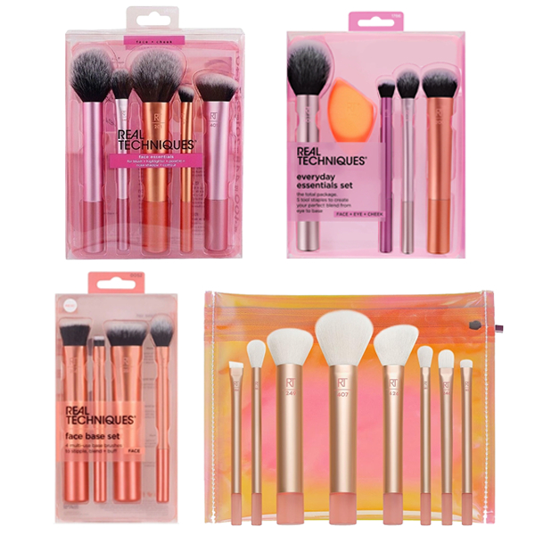 Real Techniques Everyday Essentials Makeup Brush Set 5 Items เซท 1786 Real Techniques | Shopee ...