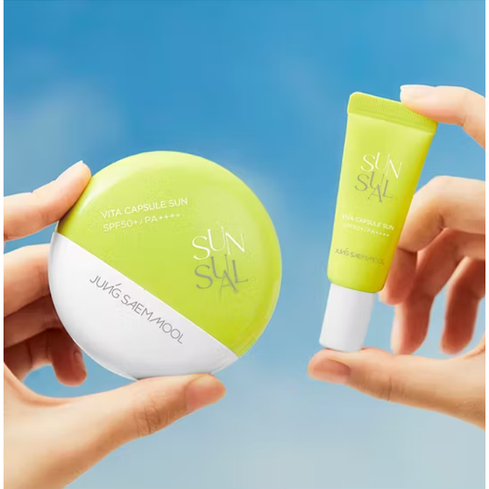 (🌼แท้ / พร้อมส่ง🌼) Jung Saem Mool SunSual Vita Capsule Sun SPF50+ PA ...