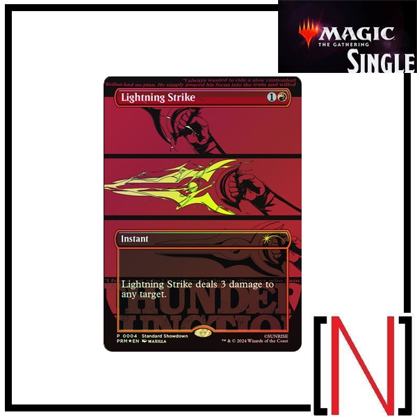 [MTG][Single][Promo] Lightning Strike ระดับ Rare รูปแบบ Bebop Foil [ภาษาอังกฤษ] | Shopee Thailand