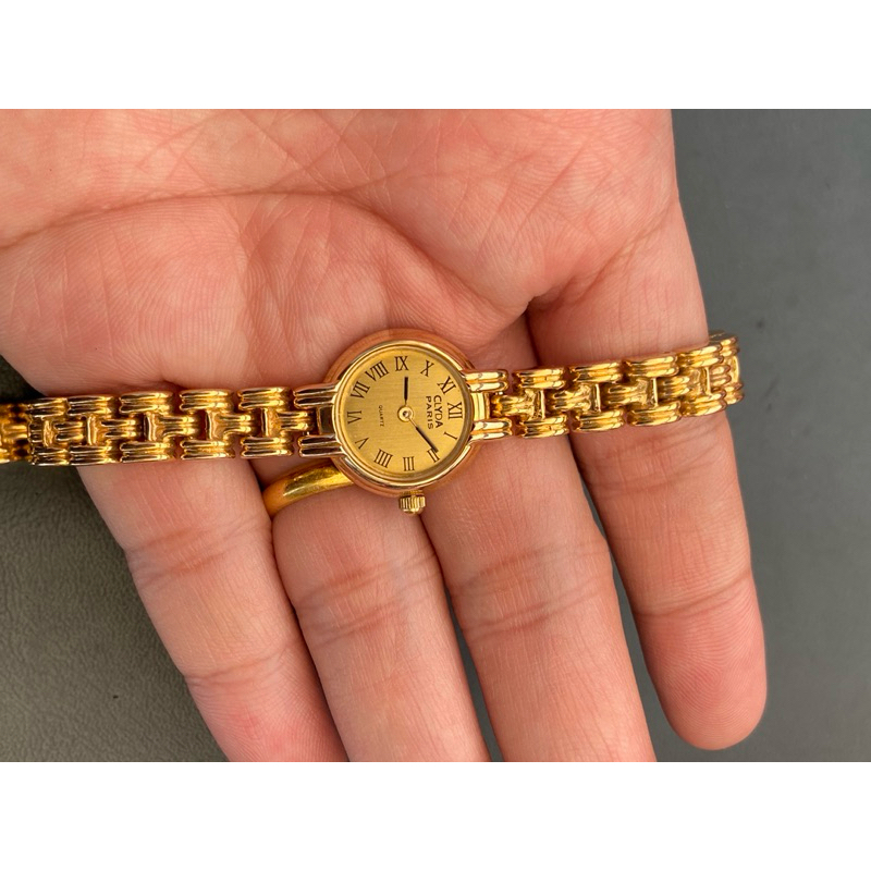 CLYDA PARIS QUARTZ Lady ของแท้ มือสอง สภาพดี | Shopee Thailand