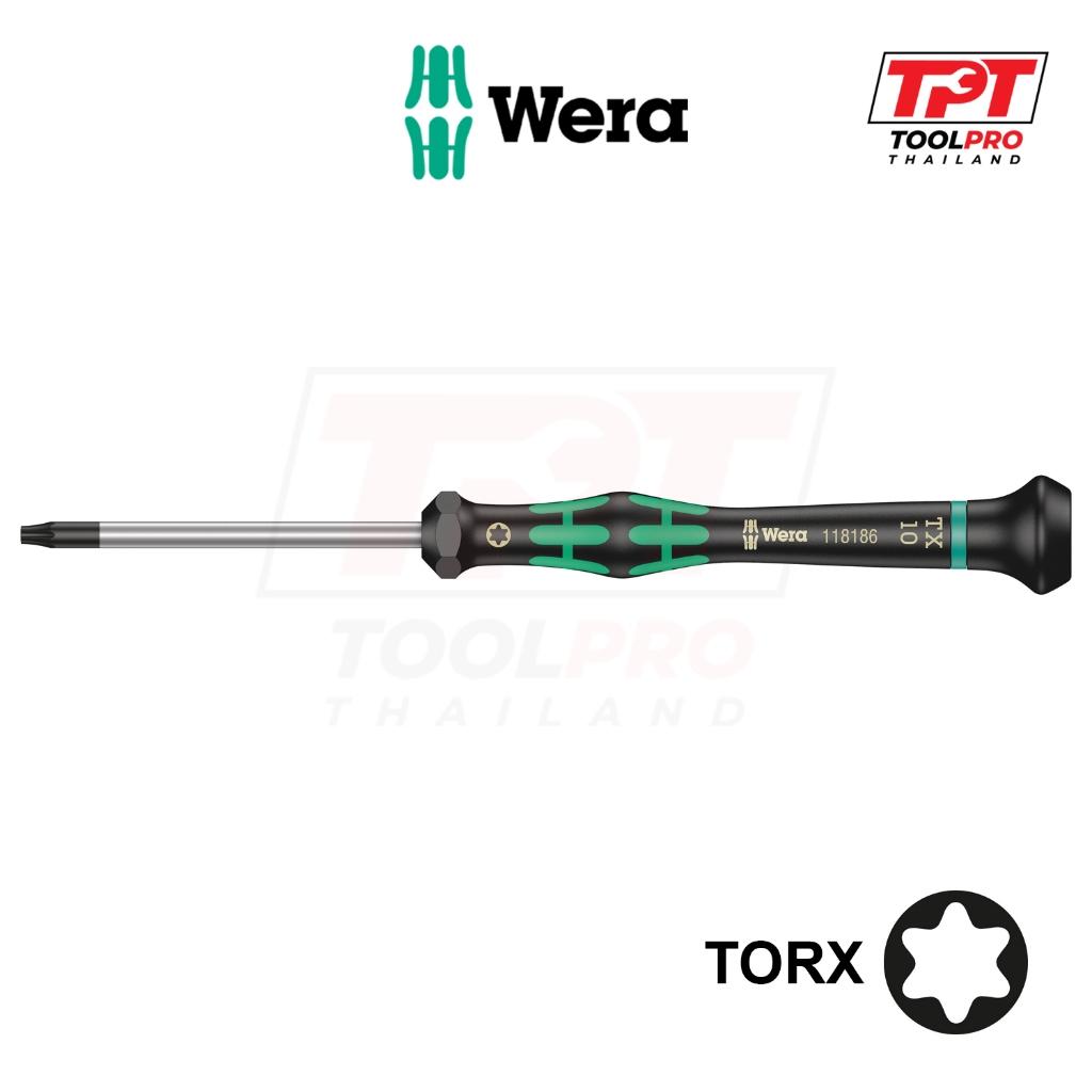 Wera ไขควงไมโคร 2067 Torx HF Micro Screwdriver, T4 - T10 | Shopee Thailand