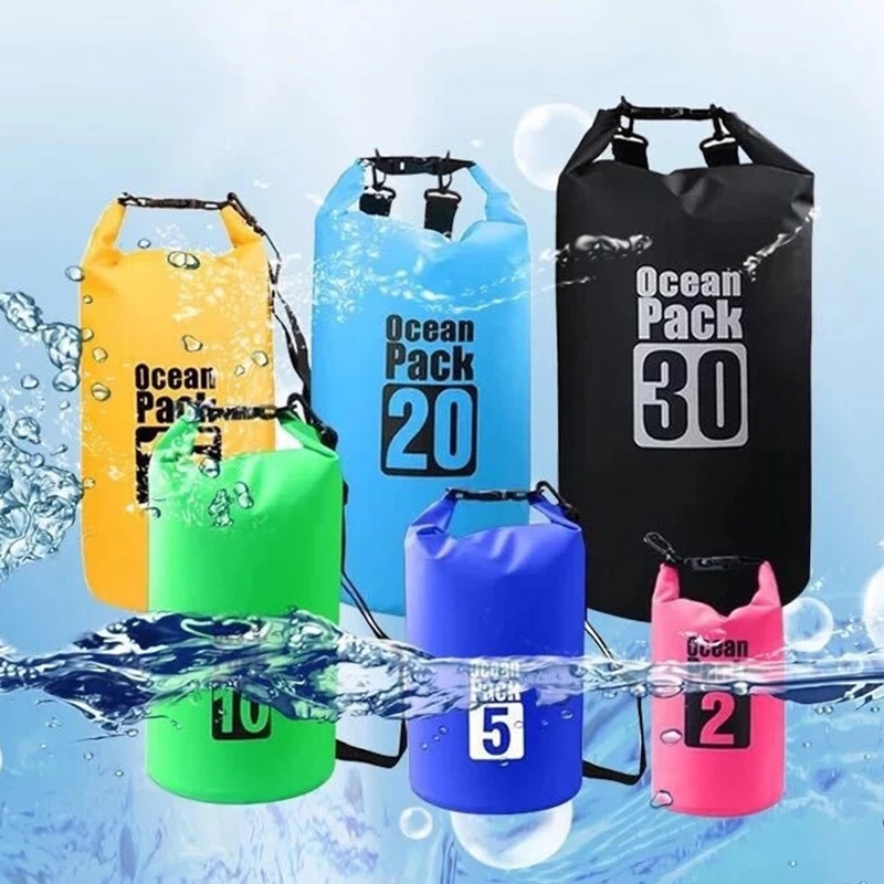 กระเป๋ากันน้ำ ถุงกันน้ำ Waterproof Bag Ocean pack 5L 10L 15L 20L | Shopee Thailand