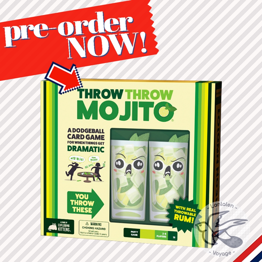 [Pre-Order] Exploding Kittens Throw Throw Mojito [Boardgame] | Shopee ...