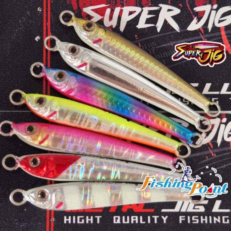 เหยื่อไมโครจิ๊ก superjig 7g/10g/15g/20g/30g/40g/60g | Shopee Thailand