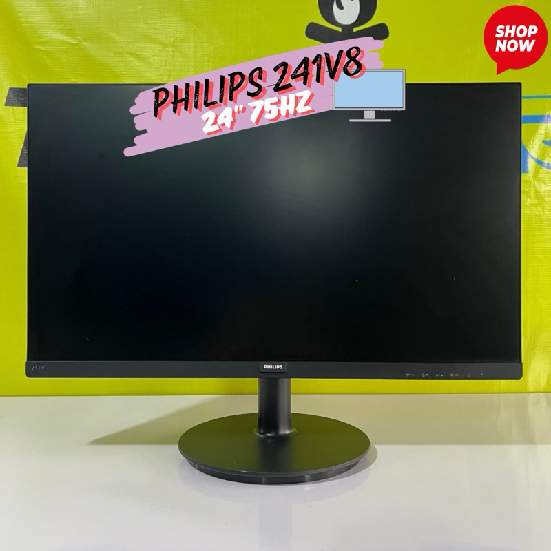 จอมอนิเตอร์ PHILIPS 241V8 24" 75Hz | Shopee Thailand