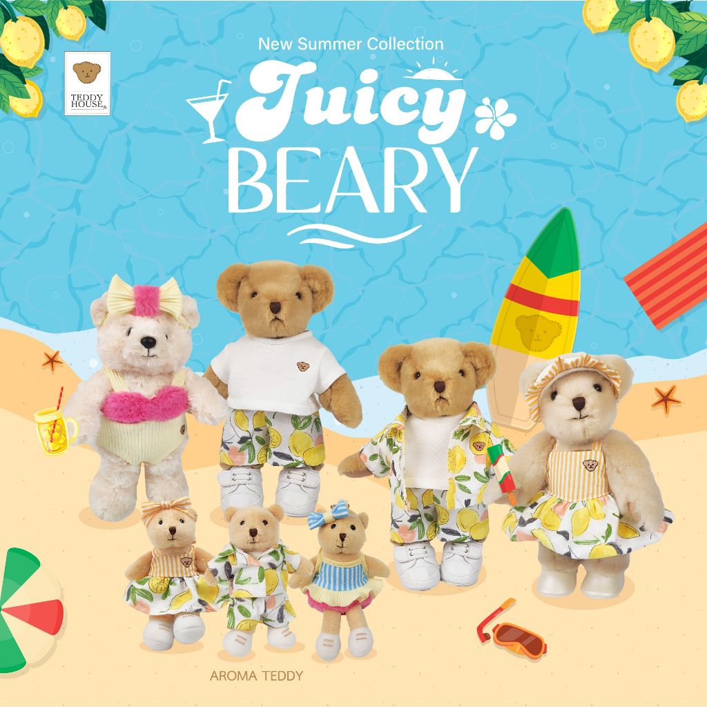Teddy House : Teddy Collection Summer ต้อนรับซัมเมอร์ที่สดใส | Shopee Thailand