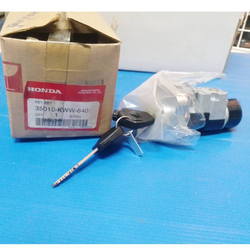 35010-KWW-640 สวิทช์กุญแจชุดใหญ่ WAVE110i ใหม่ ปี2011-2013, เวฟ110i ...