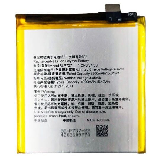 แบตเตอรี่ Oppo K3 (BLP737) รับประกัน 3 เดือน แบต Oppo K3 | Shopee Thailand