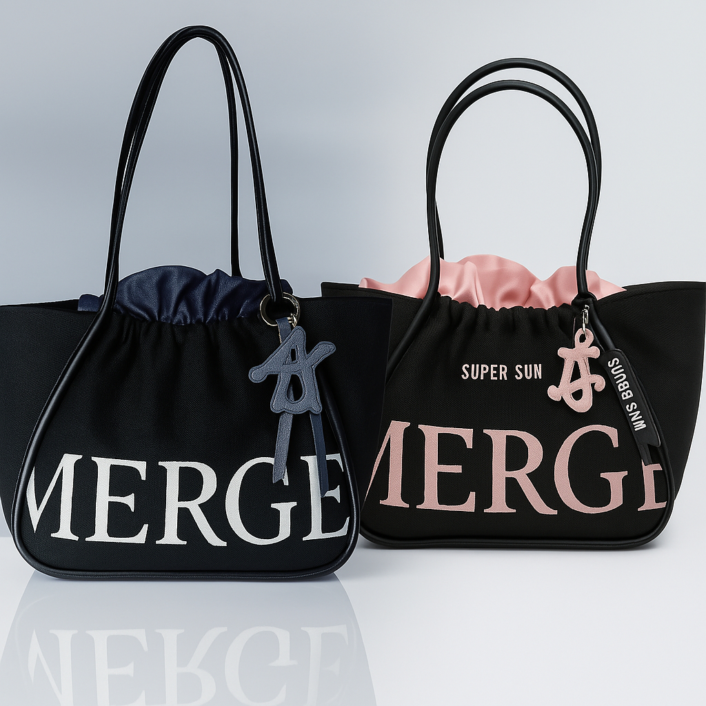 พร้อมส่ง ใช้โค้ดลดได้ MERGE A Day Bag (Medium Black,Super Sun) | Shopee ...