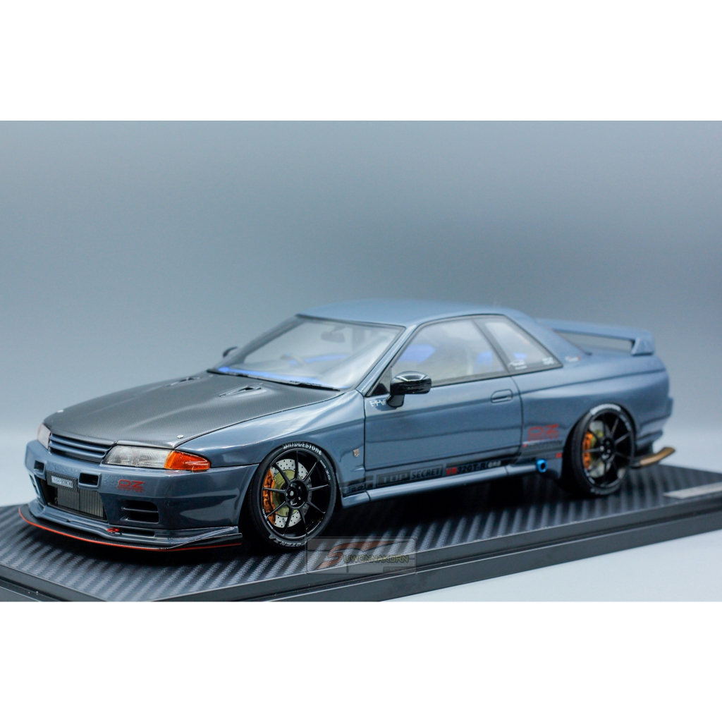 Ignition Model 1/18 TOP SECRET GT-R (VR32) Gray | Shopee Thailand