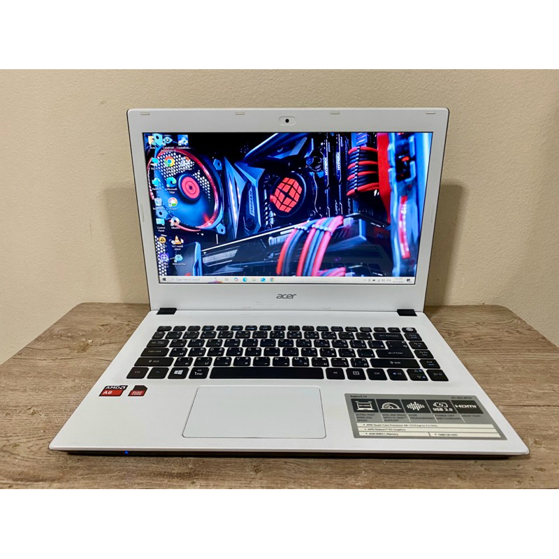 ขาย โน๊ตบุ๊ค Acer Aspire E5-422 AMD A8-7410 CPU 2.20 GHz RAM 4 GB HDD ...