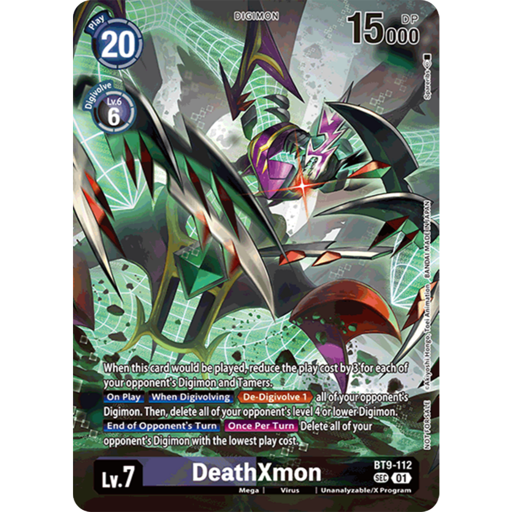 [Digimon] DeathXmon BT9-112 Digimon Card การ์ดสะสมดิจิม่อน ร้านDDN | Shopee Thailand