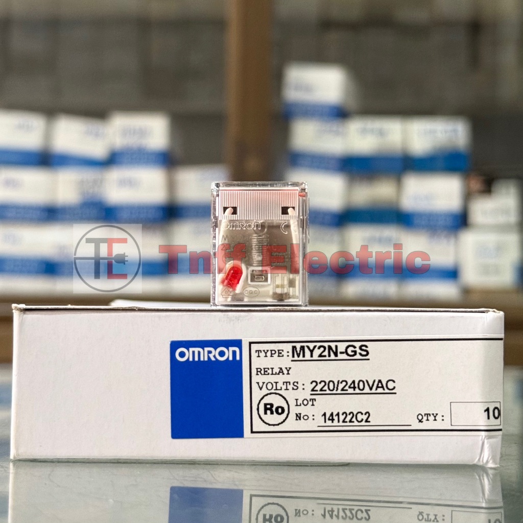 OMRON MY2N-GS (คอยล์ 12VAC, 24VAC, 110VAC, 220VAC, 24VDC) รีเลย์ | Shopee Thailand