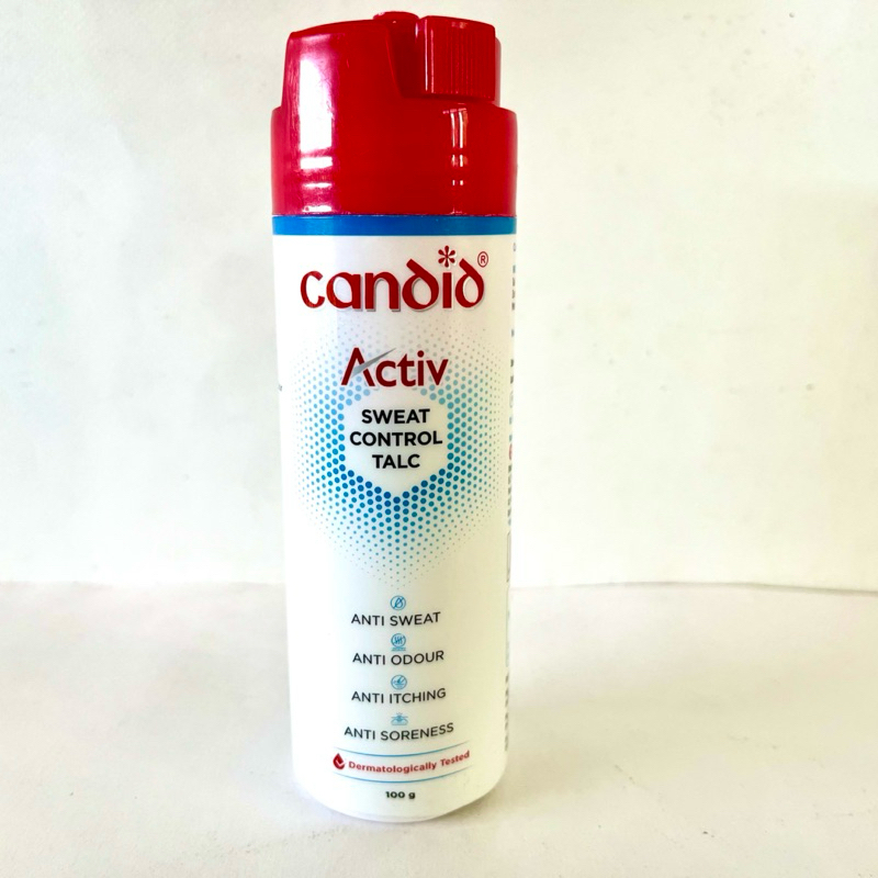 Candid Activ Talc/ แป้งระงับเหงื่อ/ 100 g/ อินเดียแท้ พร้อมส่ง | Shopee ...