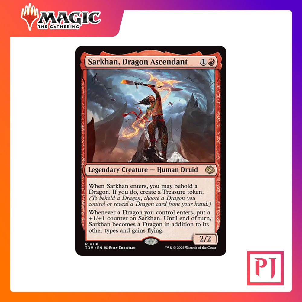 [MTG] Sarkhan, Dragon Ascendant [TDM] [RED] [RARE] [NORMAL] [ENG ...