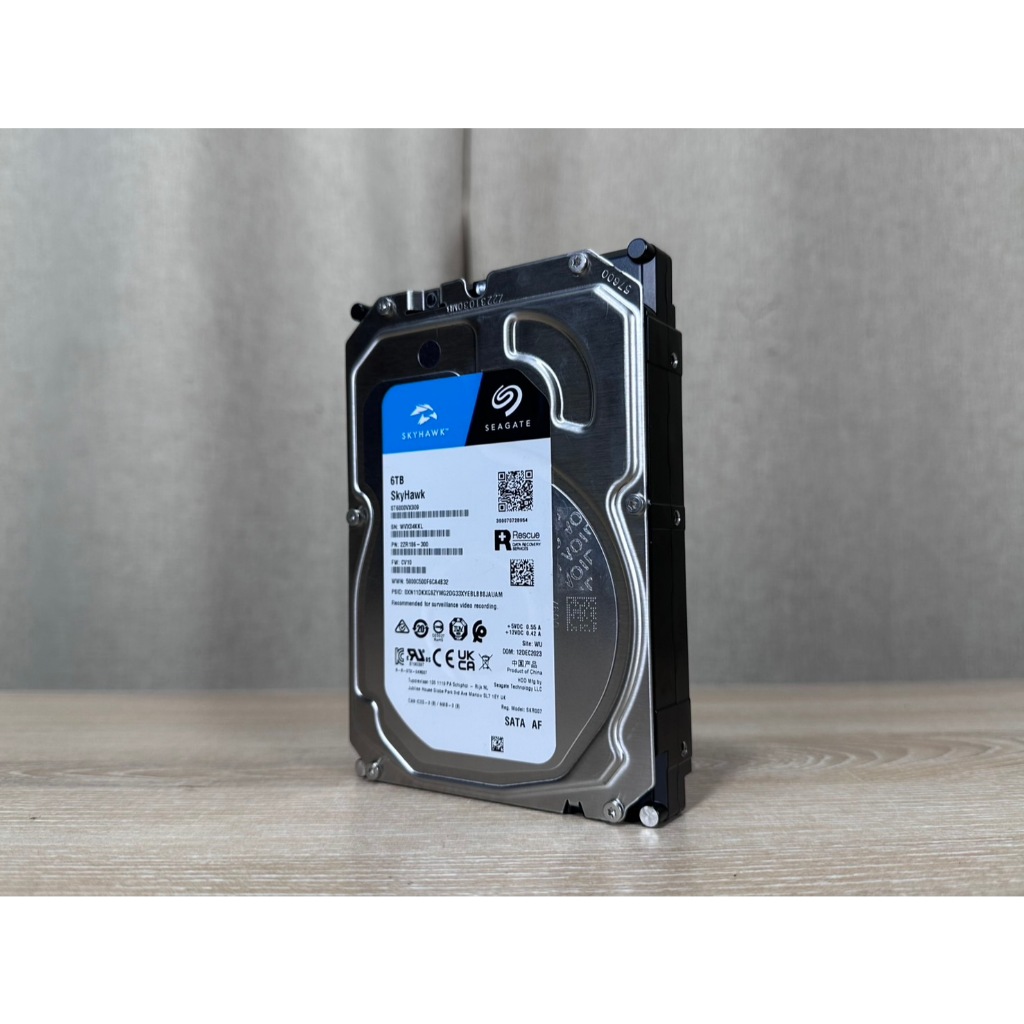 ฮาร์ดดิสไดร์ (Harddisk drive) SEAGATE SKYHAWK 6TB Sata III NAS ...