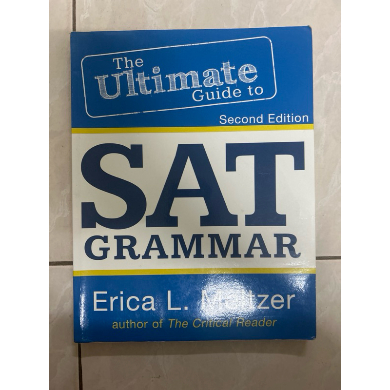the ultimate guide to sat grammar มีขีดเขียน 30% มือสอง | Shopee Thailand