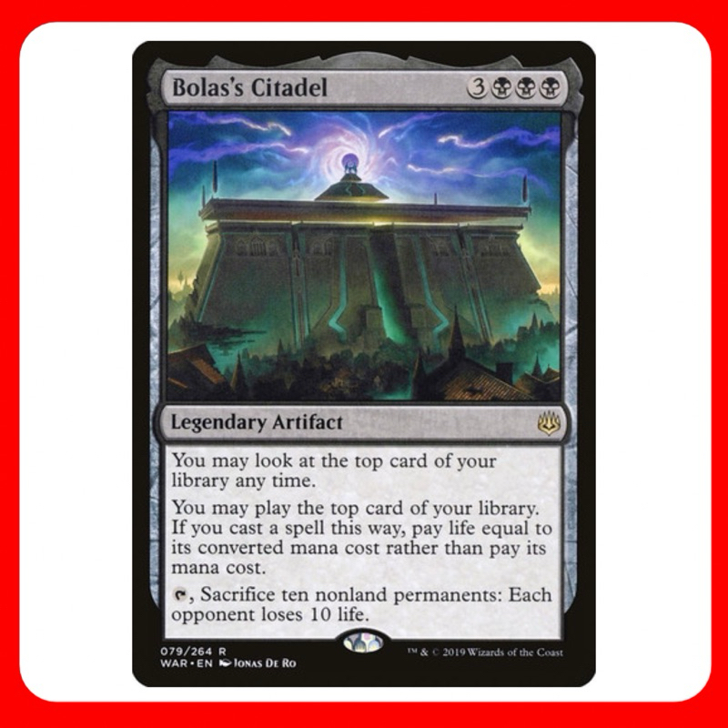 [MTG] Bolas's Citadel [WAR] [BLACK] [RARE] [NORMAL] [ENG] (การ์ดเมจิค ...