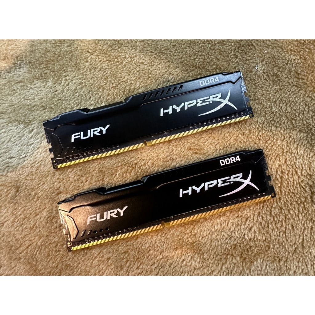 16GB ( 8GBx2 ) DDR4/2133 RAM PC (แรมพีซี) KINGSTON HyperX FURY (BLACK) ( HX421C14FB2K2/16 ...