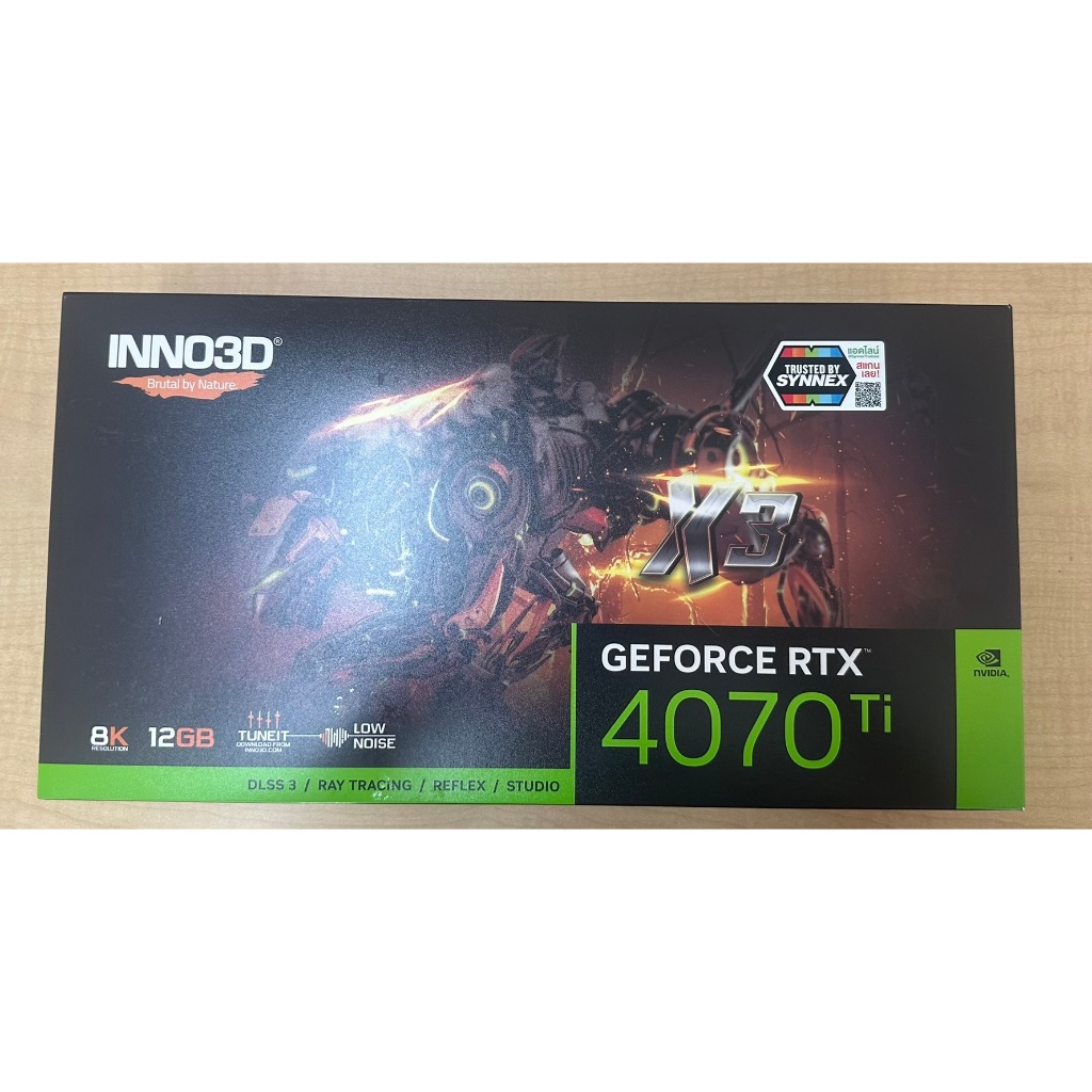 INNO3D GEFORCE RTX 4070 TI X3 - 12GB GDDR6X (มือสอง) | Shopee Thailand