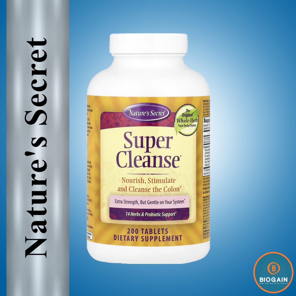 Nature's Secret, Super Cleanse®, 200 Tablets | Shopee Thailand