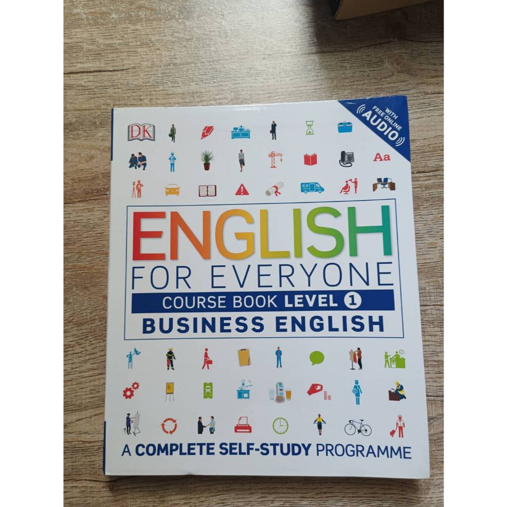 หนังสือ ENGLISH FOR EVERYONE: BUSINESS ENGLISH LEVEL 1 COURSE BOOK มือ ...