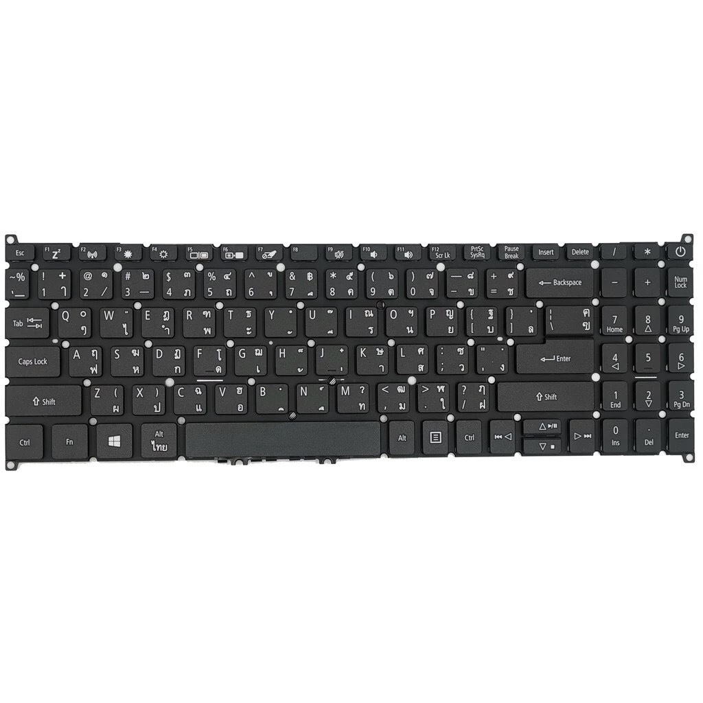Keyboard ASUS VivoBook 15 S533 , S533E (Black) Backlit'PowerMax' (สกรีน ...