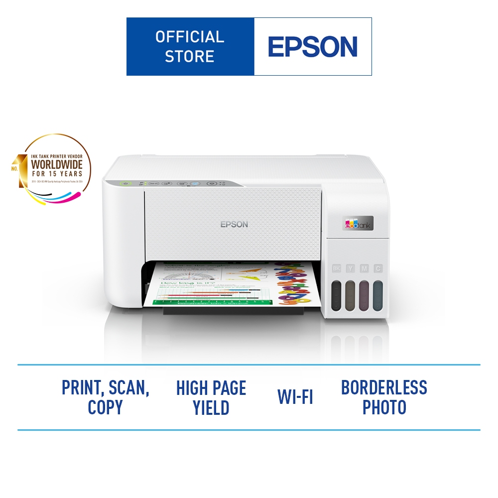 Epson EcoTank L3256 A4 All-in-One Ink Tank Printer มัลติฟังก์ชัน 3 in 1 ...