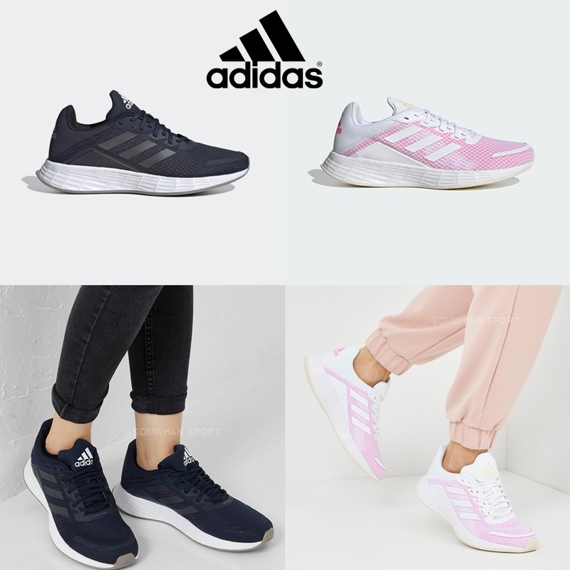 รองเท้าวิ่ง ผู้หญิง Adidas Duramo SL สีน่ารัก นิ่ม ใส่สบาย ลิขสิทธิ์แท้ ...