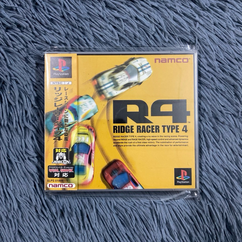 แผ่นแท้เครื่อง Playstation เกมส์ R4 Ridge Racer Type4 โซน 🇯🇵 แผ่นสภาพดี ...