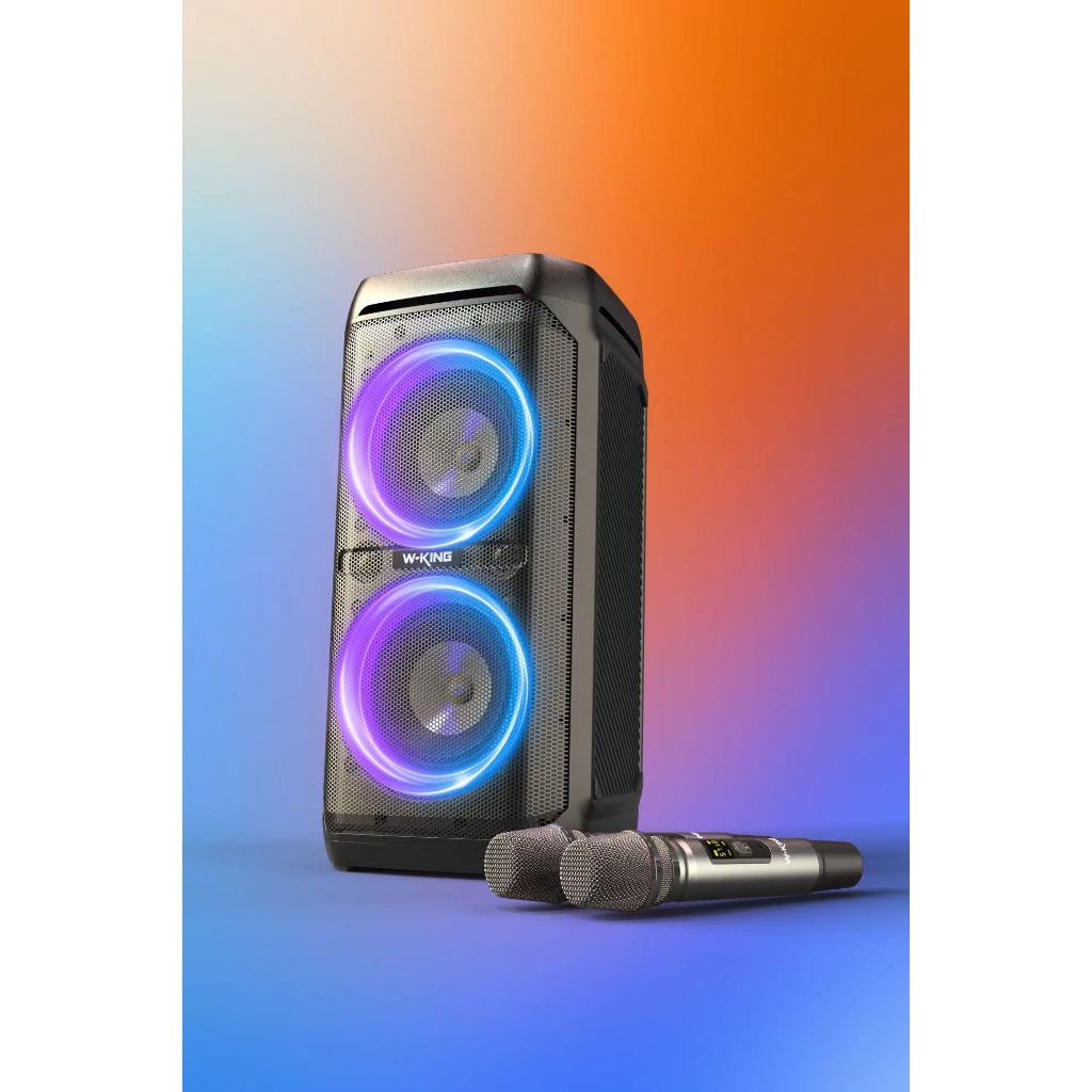W-king T11+ กำลังขับ 100W มีpowerbankในตัว ใหม่ล่าสุด ลำโพงบลูทูธ มีไฟ ...