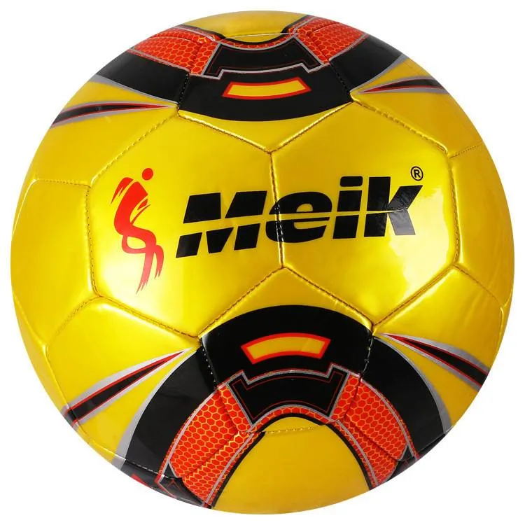ลูกฟุตบอล Meik หนังเย็บ มี ขนาดมาตรฐานSize5 หนัง PU นิ่ม มันวาว ทำความสะอาดง่าย ฟุตบอลมาตารฐาน ...