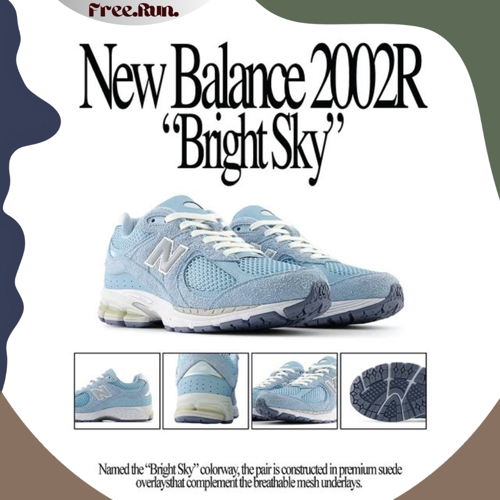 2002R New Balance 'Bright Sky' M2002RBU รองเท้า ของแท้ 100% | Shopee ...