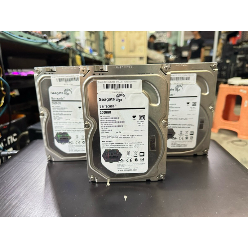 HARDDISK HDD PC 3TB 3 TB SEAGATE SATA-III 7200 rpm มือสอง ผ่านการทดสอบ ...